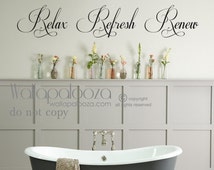 Unique relax wall decal related items | Etsy