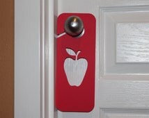 Popular items for apple door hanger on Etsy