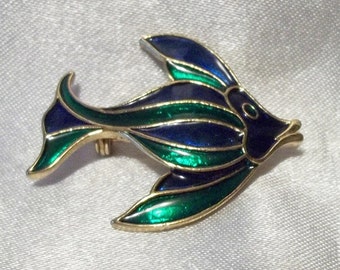 Popular items for enamel fish on Etsy