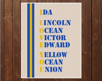 Popular items for phonetic alphabet on Etsy