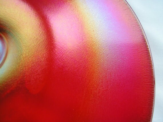 Fenton Red Opalescent Cake Plate Simply Beautiful – Haute Juice