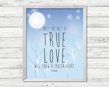 Unique frozen love related items | Etsy