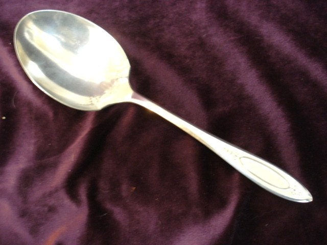 Classic Vintage Silver Serving Spoon by Community Plate Adam Pattern ...