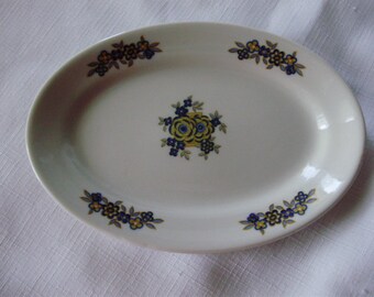 Vintage 1950s Jackson China Platter/Oval Dish- Mandarin Pattern T3234