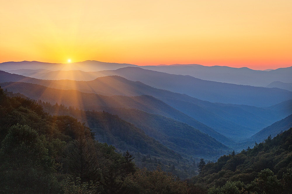 Morning Majesty in the Smoky Mountains Fine Art Photo from