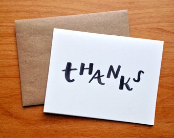 Popular items for hand lettered thanks on Etsy