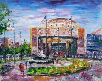 Texas oil painting | Etsy