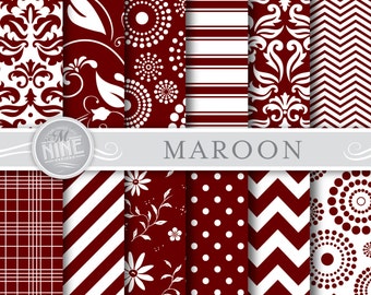 Unique maroon related items | Etsy