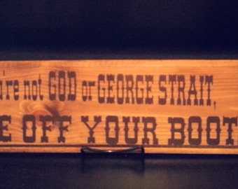 George strait sign | Etsy