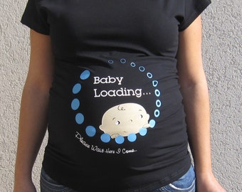 Coockuboo Baby Loading blue! Maternity Clothes, Pregnancy clothing ...