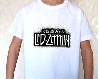 LED ZEPPELIN 3 shirt toddles kids t-shirts led zeppelin white kids tee ...