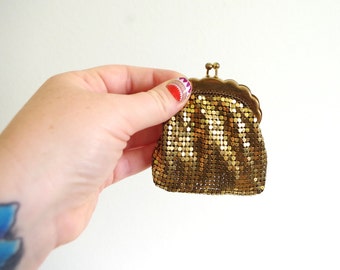 Popular items for gold coin purse on Etsy