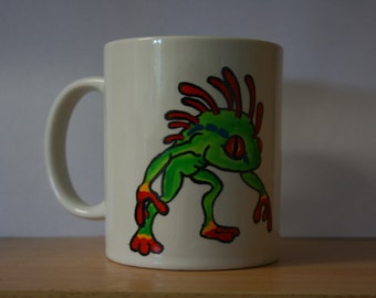 Items similar to Wooden Posable Murloc on Etsy