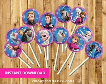 Frozen birthday tags | Etsy