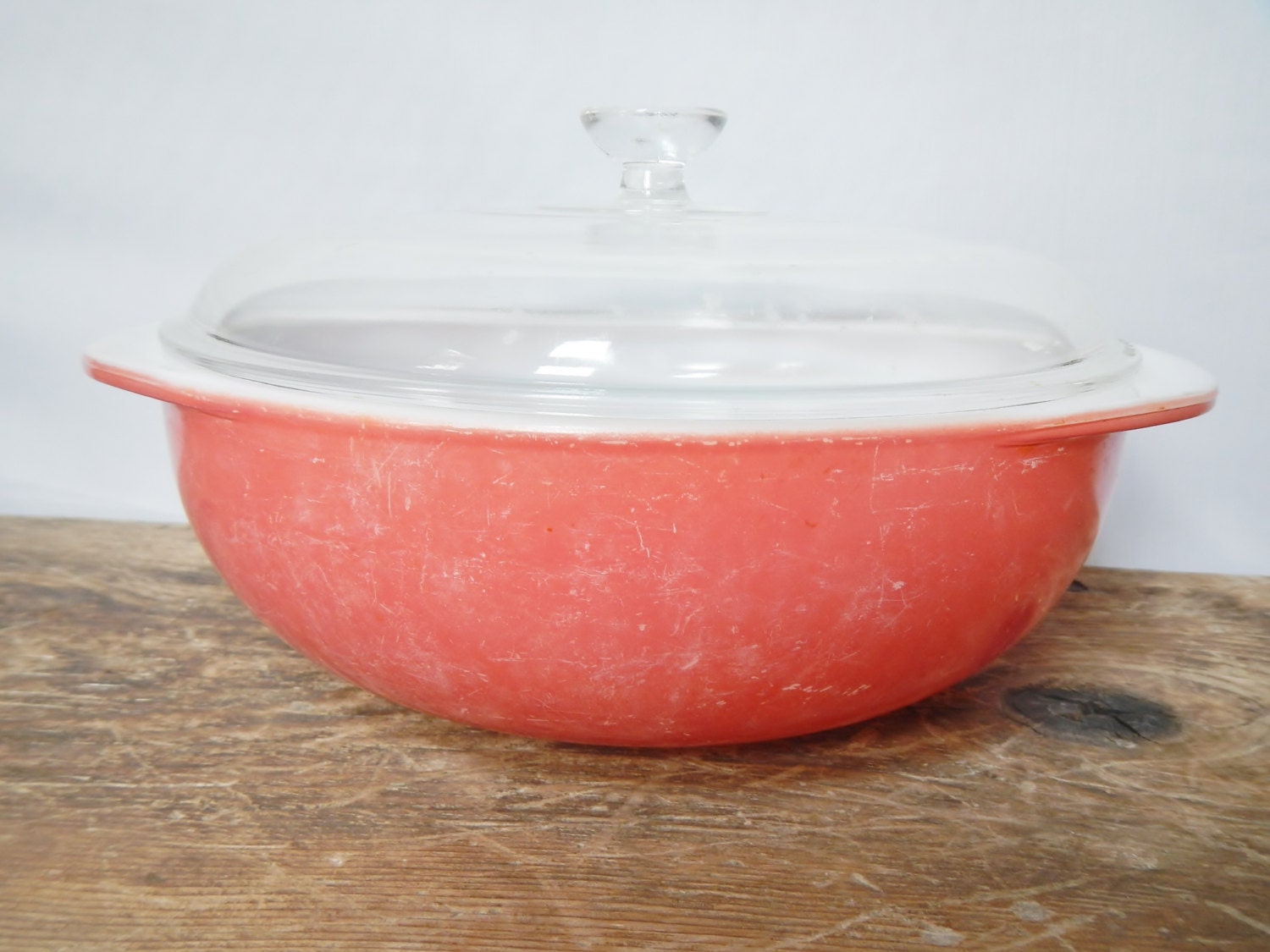 Vintage Pyrex Flamingo Pink 024 Covered Casserole – 2 quart – 1950s ...