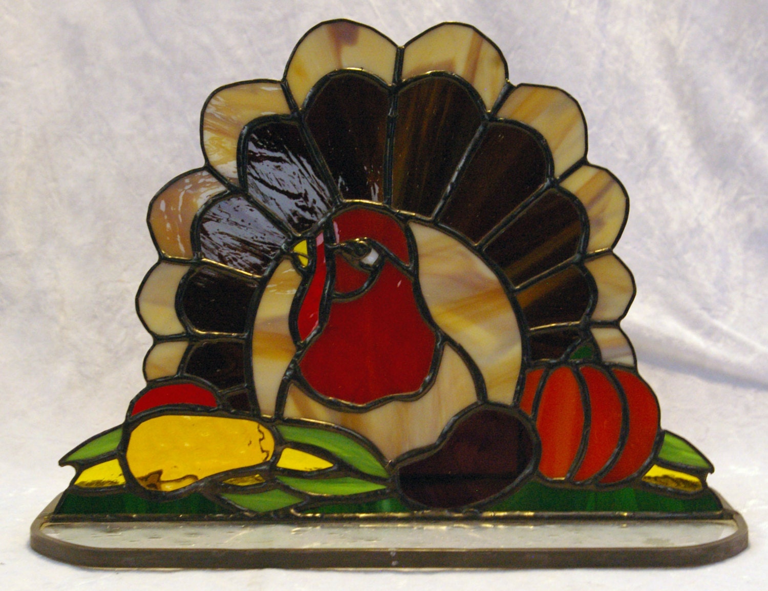 Standing Stained Glass Turkey