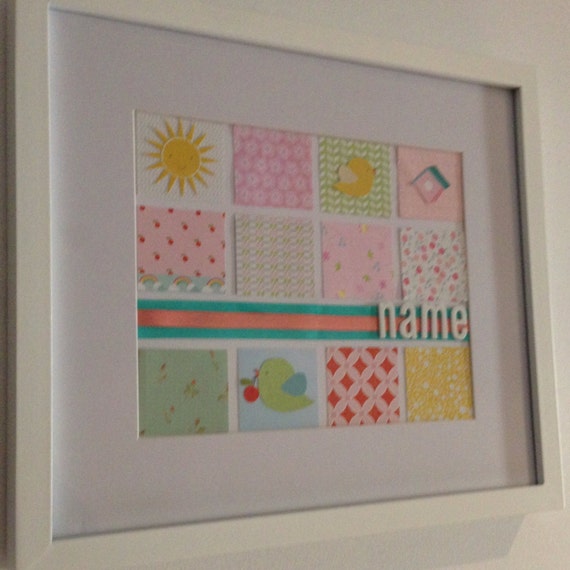 Items similar to Personalised Baby/Kids Framed Wall Art - Sunshine ...