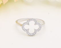 Popular items for clover ring on Etsy