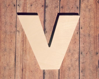 Decorative letter v | Etsy