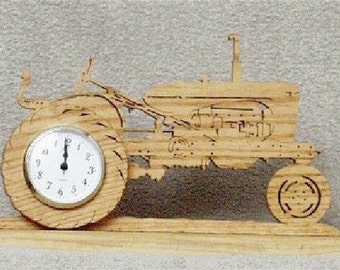 Tractor clock | Etsy