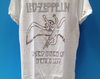 Led zeppelin Shirt Silver Stud New Design T Shirt T-Shirt TShirt Tee ...