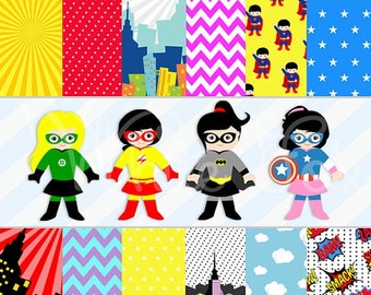 Popular items for heroes clipart on Etsy