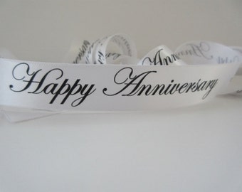 Anniversary ribbon | Etsy