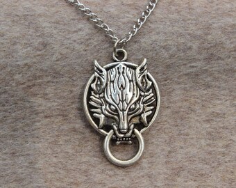 Popular items for silver wolf necklace on Etsy