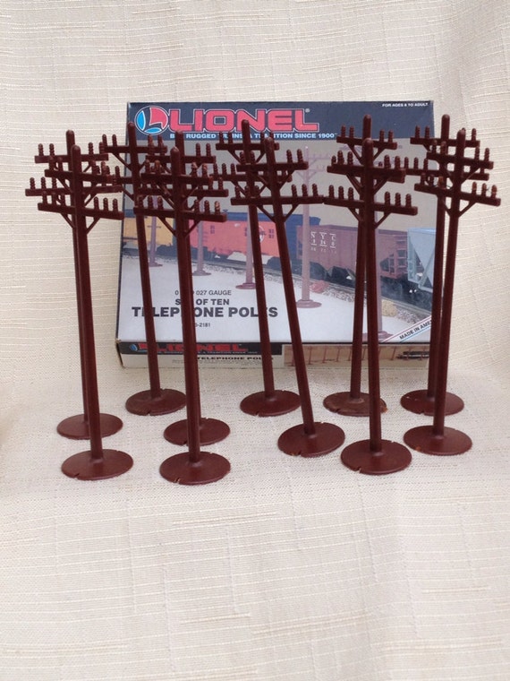 Lionel O Scale Telephone Poles by NancysCrystalJewelry on Etsy Lionel O Scale Telephone Poles by NancysCrystalJewelry on Etsy