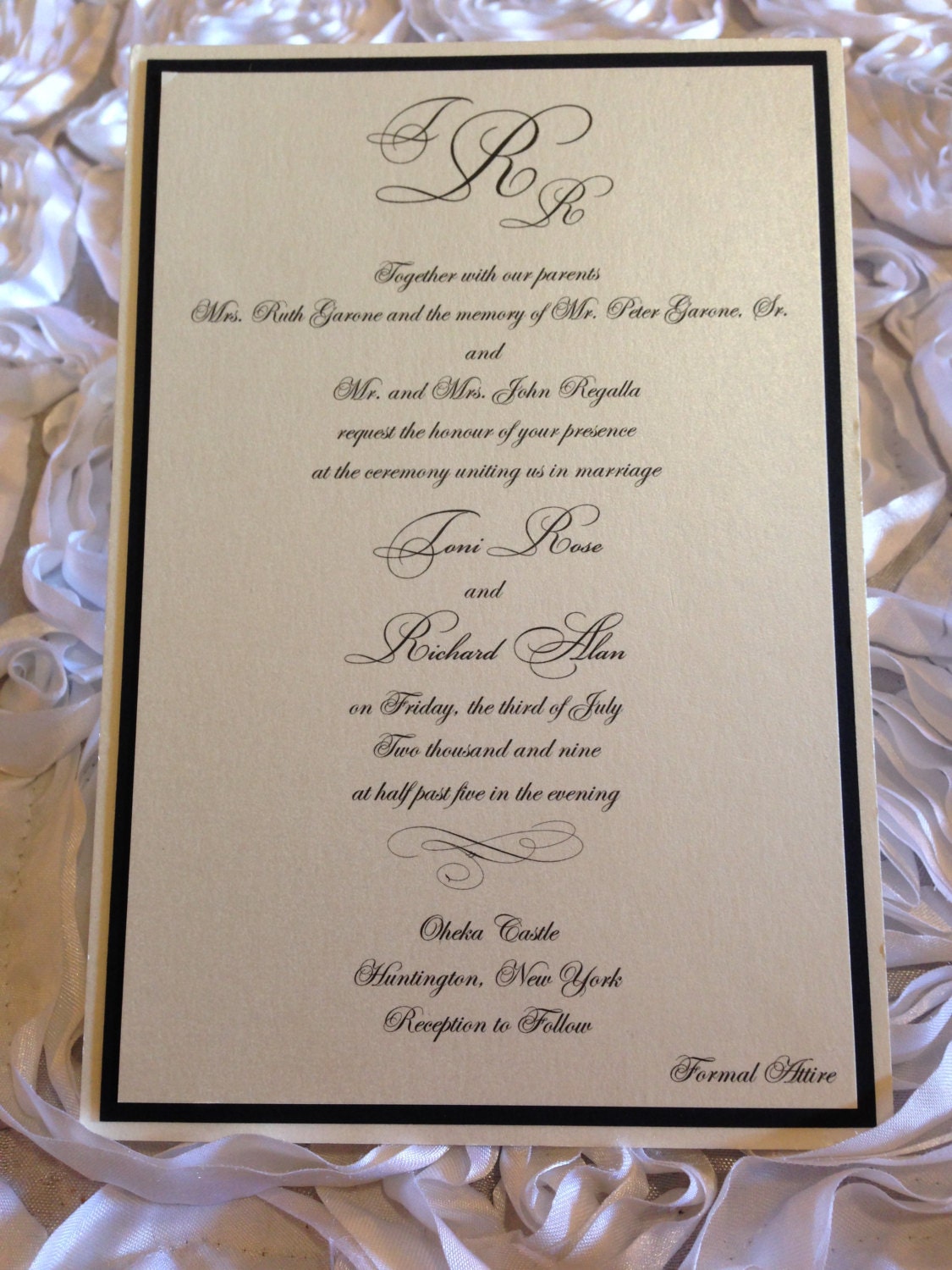 3 Layer Wedding Invitation – OnePaperHeart – Stationary & Invitations