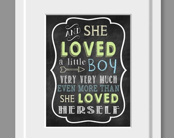 Boy Wall Art, Boy Nursery Art, Boy's Nursery Decor, Boy Chalk Art, Boys ...