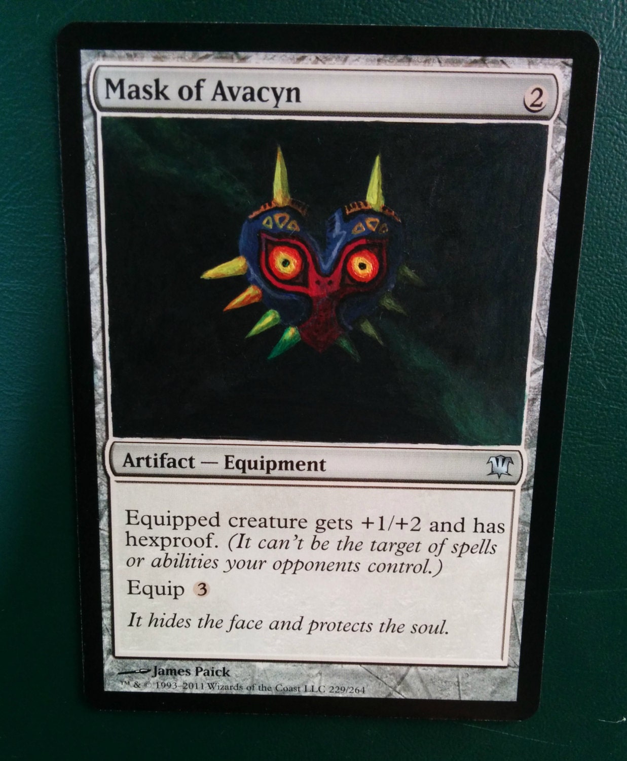 Magic The Gathering Mask of Avacyn alter Majora's by Ameryana