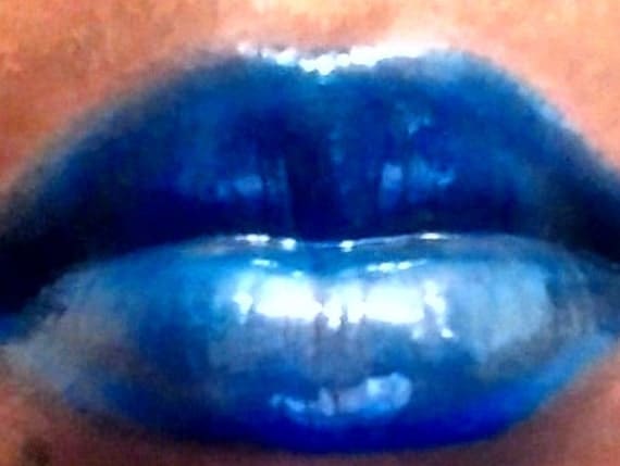 Navy Blue Luxury Pursed Lip | Paul Smith