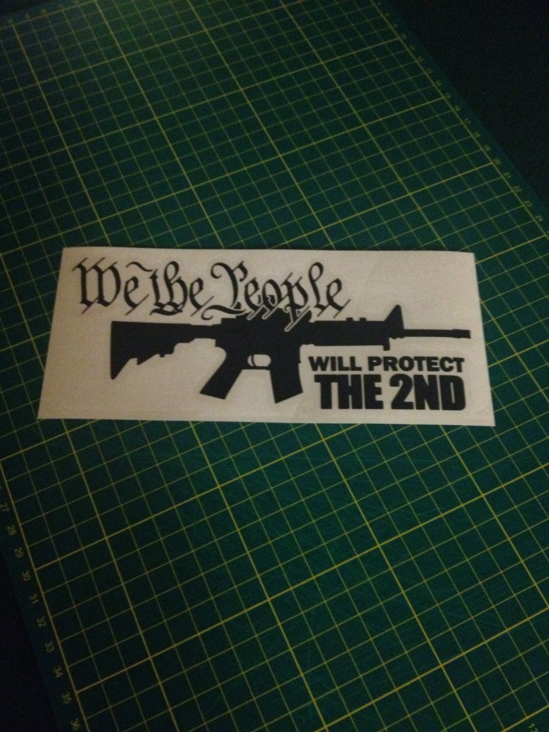 We The People Second Amendment Vinyl Die Cut Decal Sticker
