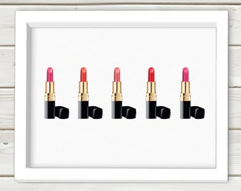 Lipstick printable | Etsy