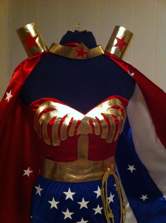 Items Similar To Custom Made Wonder Woman Sexy Halloween Corset Costume
