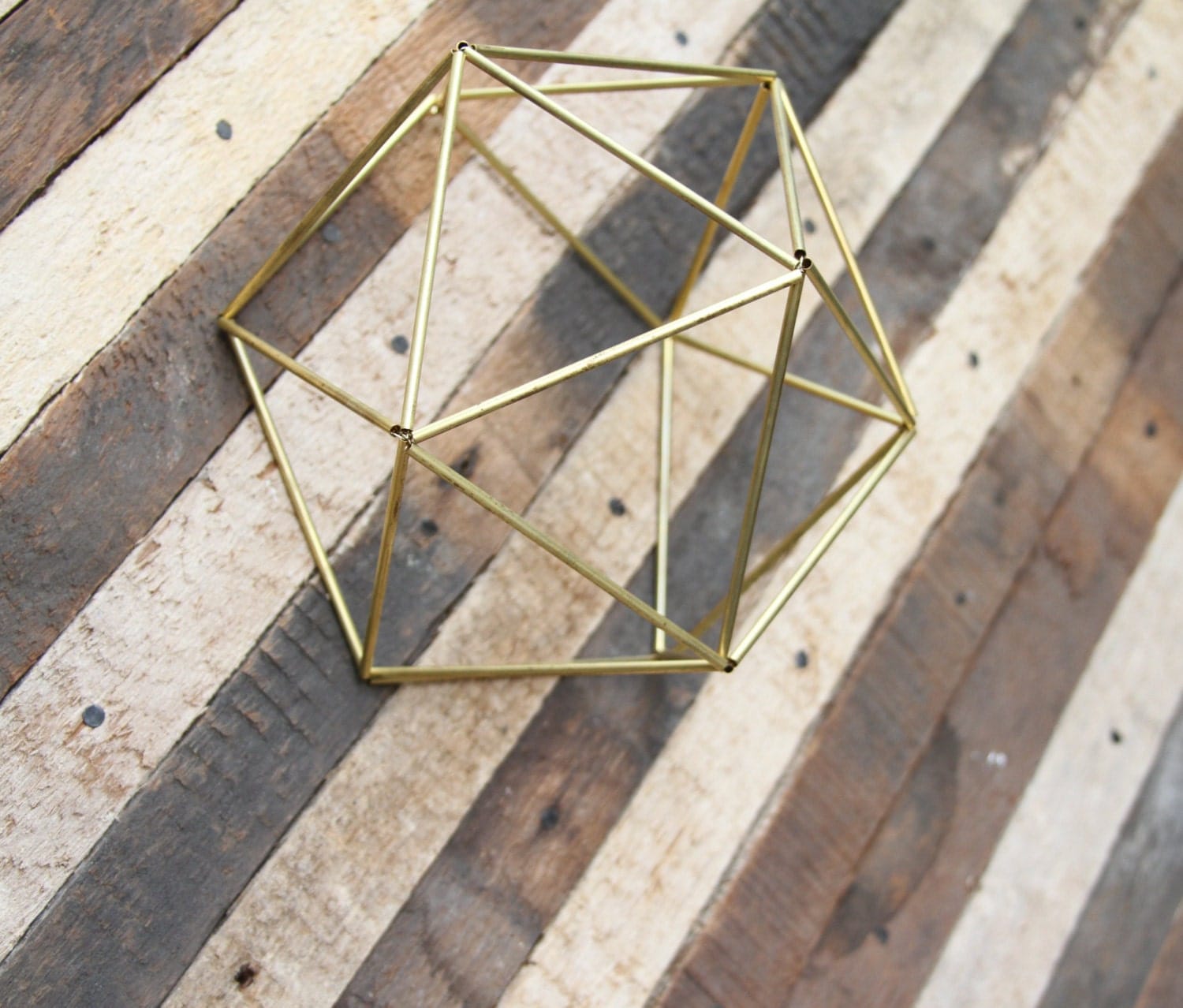 DOME – Geometric Brass Object – Scandinavian himmeli sculpture – Etsy finds