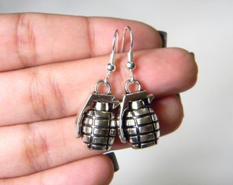 Popular items for grenade earrings on Etsy