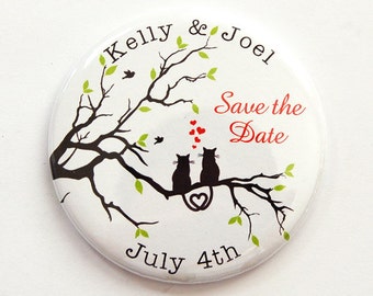 Cat save the date | Etsy