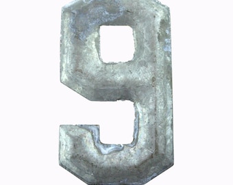 Galvanized numbers | Etsy