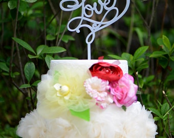 Unique love cake topper related items | Etsy