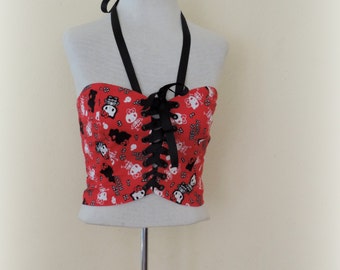 Items similar to Hello Kitty Raver Hooper Flow Outfit - One of a Kind ...