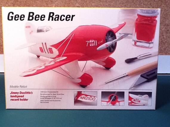 Gee Bee Racer 1/48 Scale Model Airplane Kit by by mancavestuff