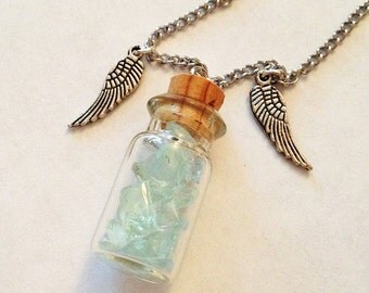 Popular items for glass angel wings on Etsy