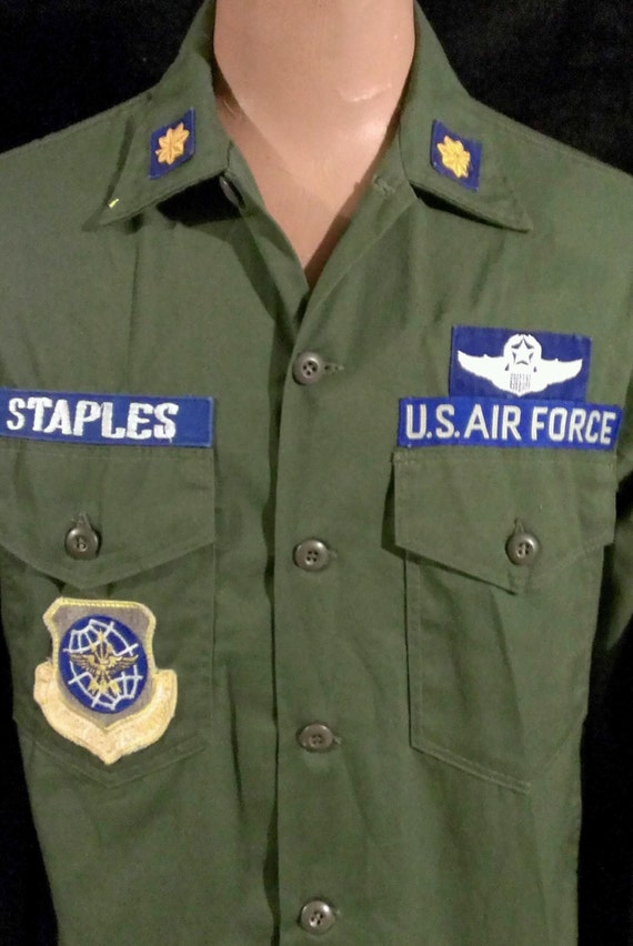 1960's US Air Force olive-drab green by LostInTimeVintageLot