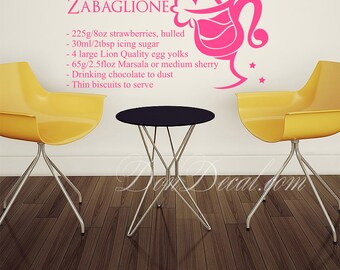 Recipe decal | Etsy