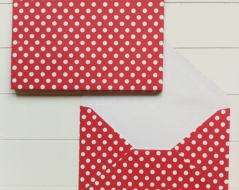 Popular items for polka dot envelopes on Etsy