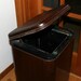 Waterfall Hamilton Trash Can Garbage Bin Vintage Wood Step Lid