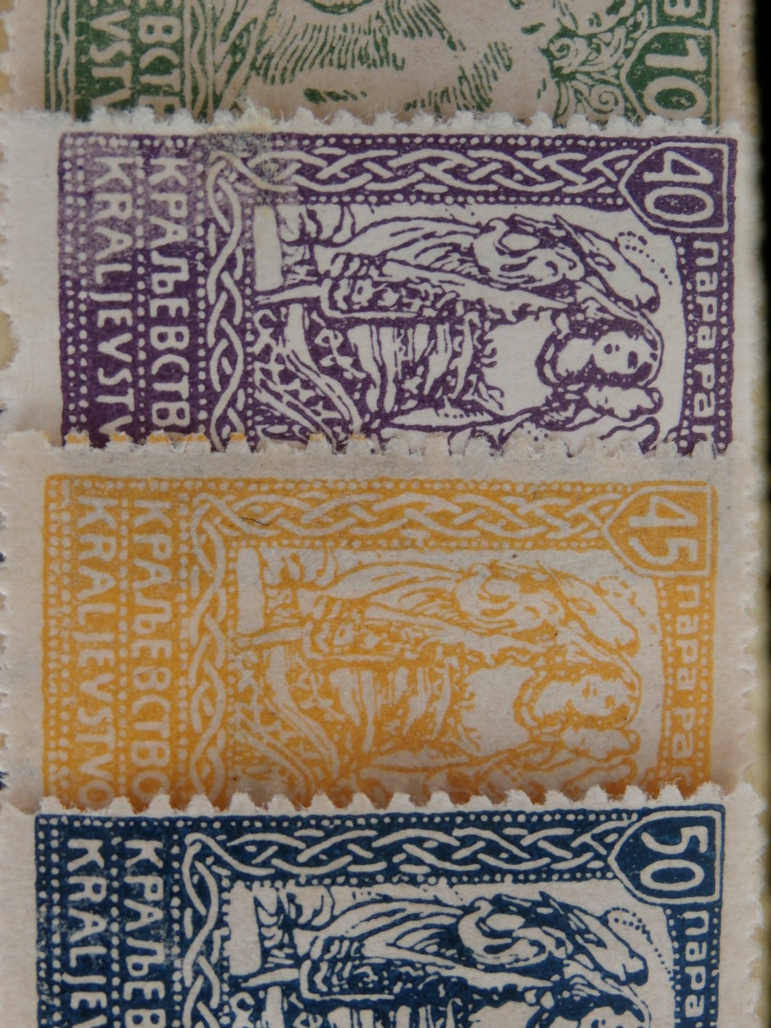 A Collection of 5 Different 1930s Era Colorful Napa Para