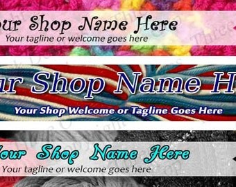 Popular items for crochet shop banner on Etsy